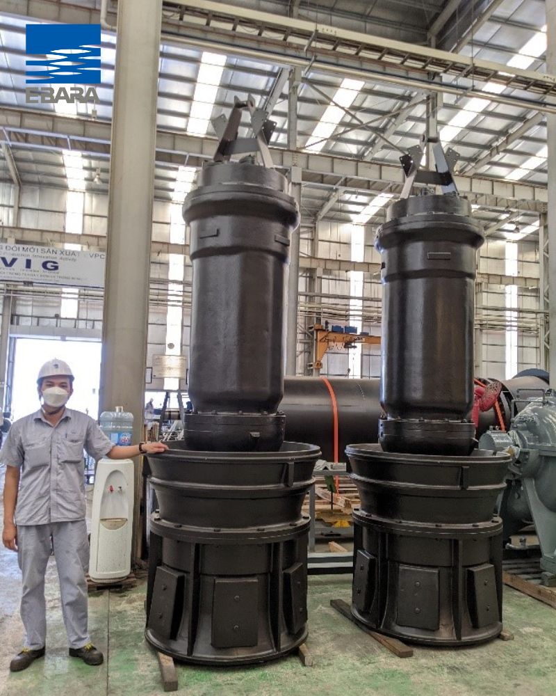 BƠM CHÌM CÔNG SUẤT LỚN EBARA – BƠM CHÌM THẢ ỐNG MODEL DSZ